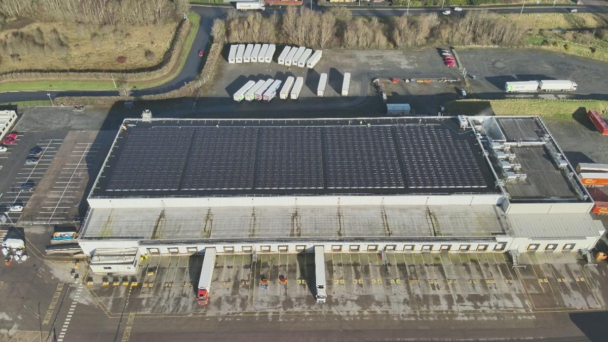 Americold has installed solar panels at its Lurgan Site | Logistics Matters