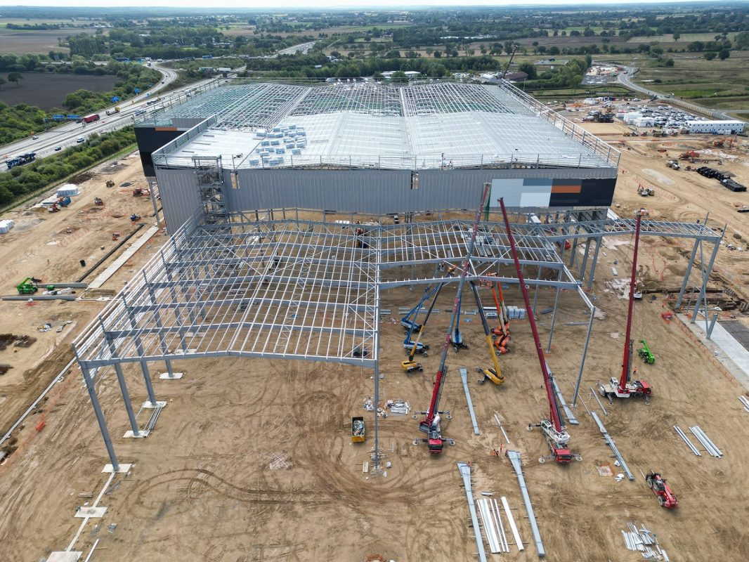 Steel up at TJ Morris Doncaster DC | Logistics Matters